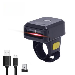 barcode scanner, bluetooth qr code scanner barcode scanner with 270° scanning head rotation design for easy and clear printing (1d barcode)