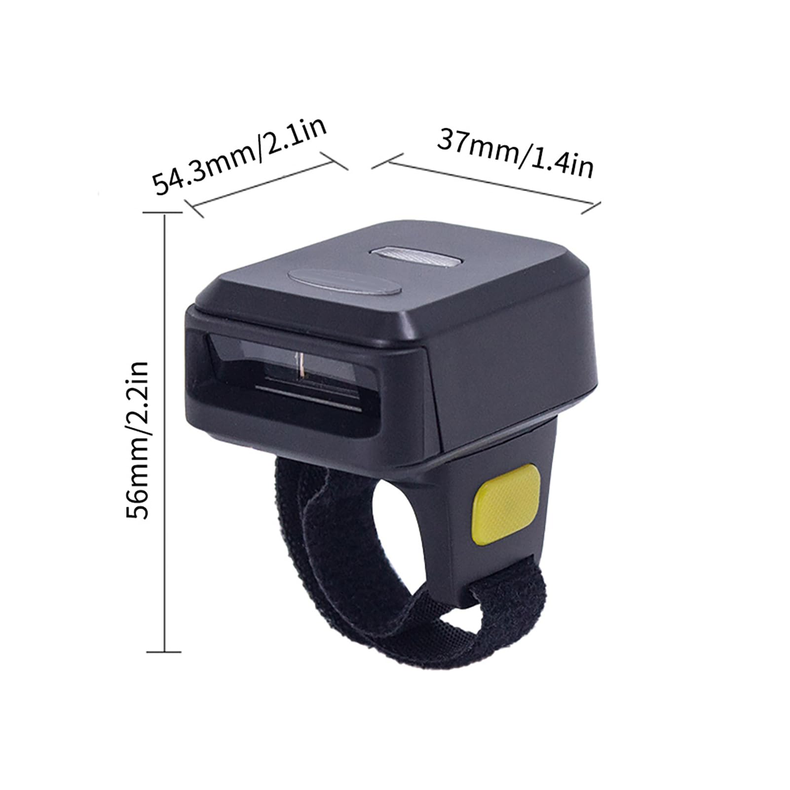 Barcode Scanner, Bluetooth Qr Code Scanner Barcode Scanner with 270° scanning Head Rotation Design for Easy and Clear Printing (1D Barcode)