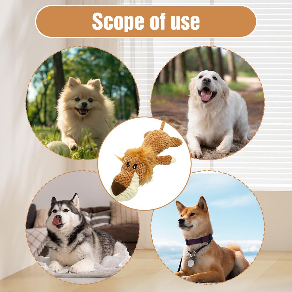 Animals for Heavy Chewers, 2024 Upgraded Toys for Heavy Chewers, Indestructible Interactive Dog Stuffed Chew Toys, Indestructible Robust Animals Toy for Medium Large Breed Dogs