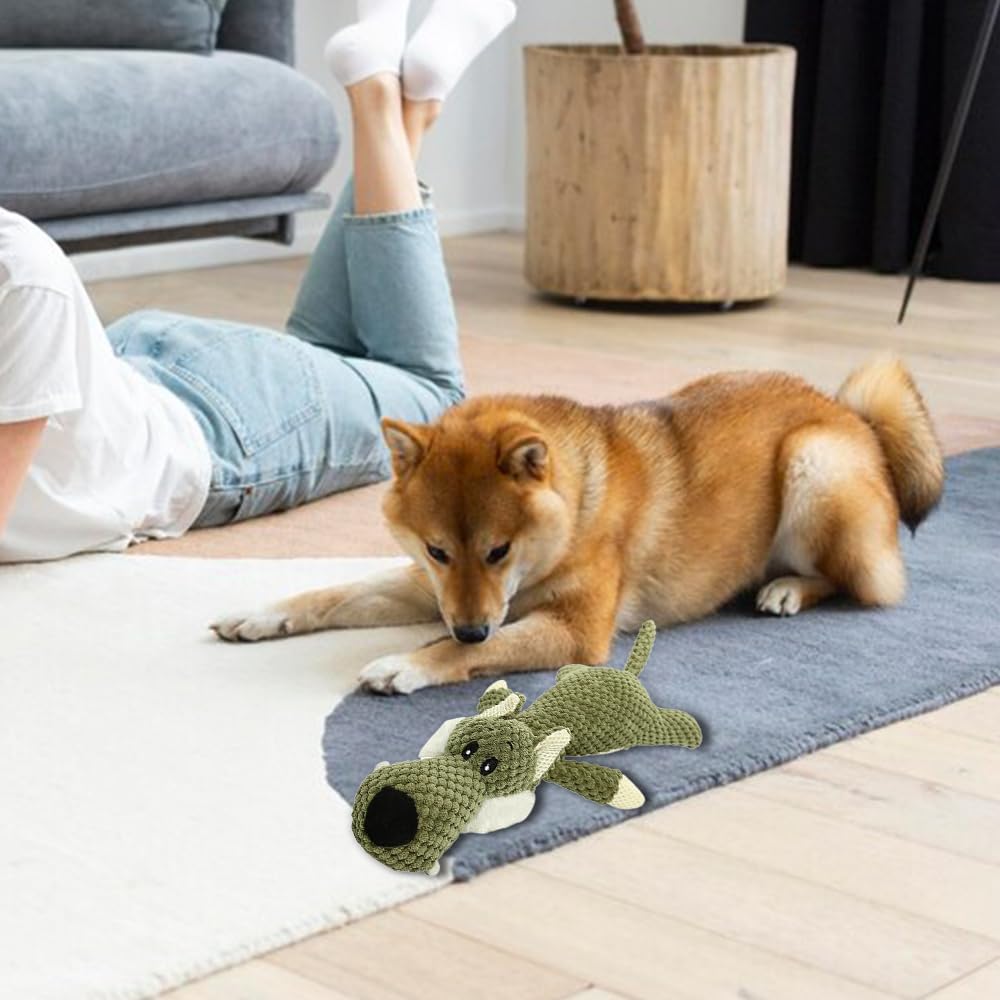 Animals for Heavy Chewers, 2024 Upgraded Toys for Heavy Chewers, Indestructible Interactive Dog Stuffed Chew Toys, Indestructible Robust Animals Toy for Medium Large Breed Dogs