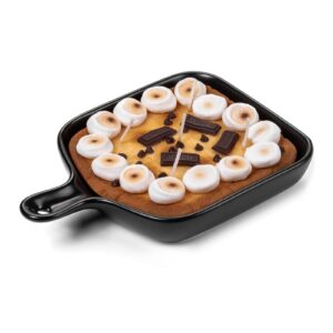 mesiiloly food-shaped candles - skillet cookie candle with chocolate & marshmallows, 5-wick large scented candle for home, unique birthday & christmas gifts for women