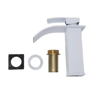 Bathroom Basin Sink Faucet Waterfall Type Exposed hot and Cold Water Mixing Faucet Toilet Kitchen Faucet Single Hole Faucet Home