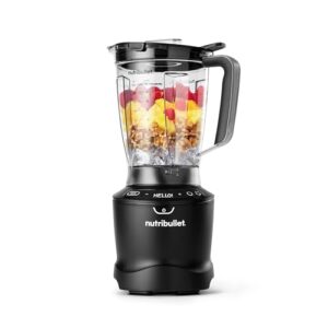 nutribullet smartsense 5-speed, full-size blender, 1400 watt- matte black