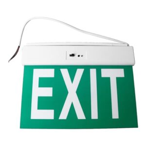 transparent acrylic led emergency exit sign striking design for indoor use ac85 265v