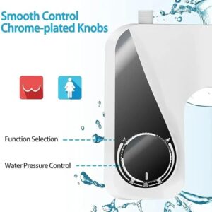 EOLTMESS Bidet Attachment for Toilet - Spa Bidet Toilet with Self-Cleaning Dual Nozzle Front & Rear Wash Adjustable Water Pressure Bidet Sprayer for Toilet(1/2)