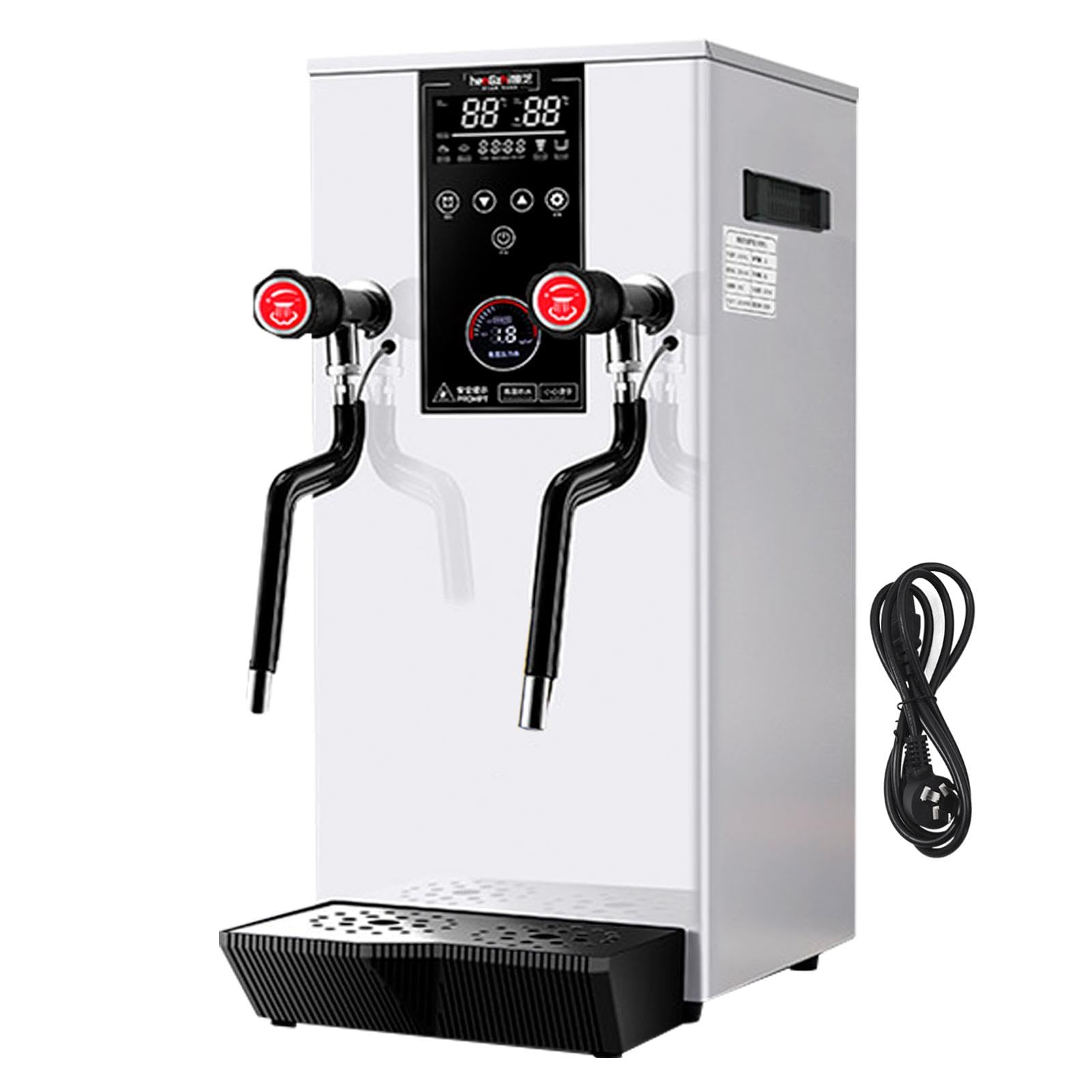 Electric Milk Frother - 12L Coffee Milk Foam Machine Steamer | 110 V Milk Foamer, Steam Milk Frothing Machine for Espresso Coffee Tea Coffee Shop Dessert Shop