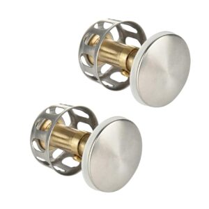 showeroro 2pcs sink bathroom sink drain bathtub drain stoppers tub hair drain catcher vanity sink nun ornament sink strainer stopper bath tub no all copper plus 304