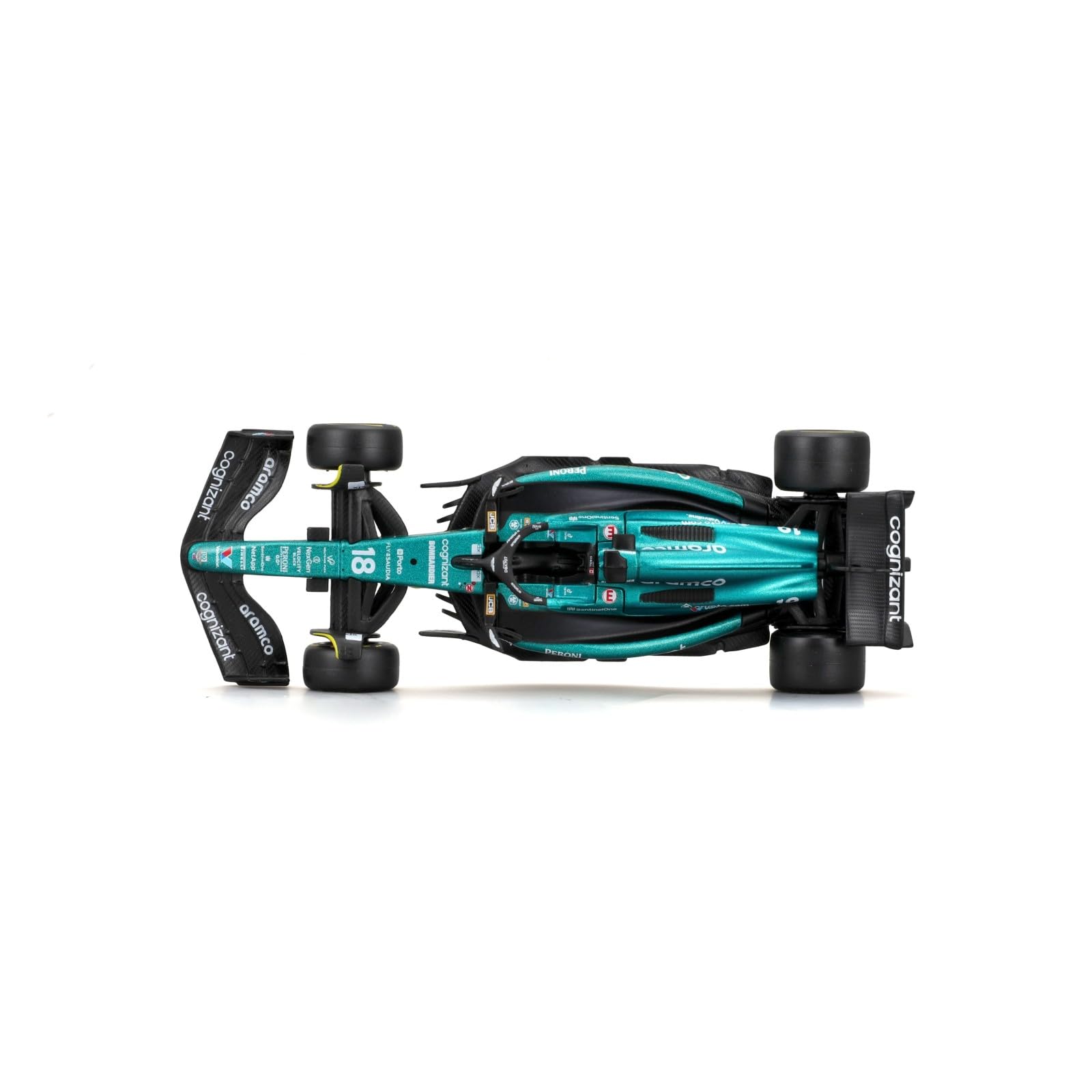 HTLNUZD Bburag 2023 1/43 New F1 Team AMR23#18 Stroll Formula One for Aston Martin 1:43 AM23#18 Alloy F1 Adult Model Car DieCast Collectible