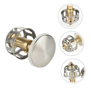 SHOWERORO 2pcs Sink Bathroom Sink Drain Bathtub Drain Stoppers Tub Hair Drain Catcher Vanity Sink Nun Ornament Sink Strainer Stopper Bath Tub No All Copper Plus 304