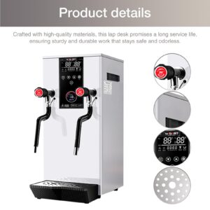 Electric Milk Frother,12L Steam Boiling Water Frothing Machine | 110 V Milk Foamer, Steam Milk Frothing Machine for Espresso Coffee Tea Coffee Shop Dessert Shop