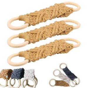 macrame towel holder ring, macrame kitchen towel holder, crochet towel holder rings, macrame knit hanging kitchen towel holder, crochet hanging dish towel holder hanging kitchen towels ring (a)