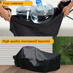 AZKDCL Patio Table Covers for Outdoor Furniture 75L x 55W x 31H inches Waterproof Weatherproof Rectangular Cover 600D Heavy Duty Furniture Covers Tear Resistant Outdoor Table Cover