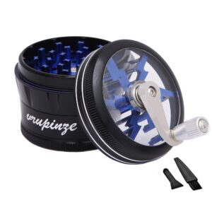 vrupinze 2.5 inch large grinder kitchen helper(black-blue)