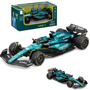 htlnuzd bburag 2023 1/43 new f1 team amr23#18 stroll formula one for aston martin 1:43 am23#18 alloy f1 adult model car diecast collectible