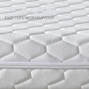 Mattress 6 inch Hybrid Memory Foam Mattress Durable & Skin-Friendly Double Mattress Bed in a Box, Comfort Foam Hybrid Mattress Medium Firm,15cm,135x190cm