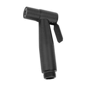 304 Stainless Steel Black Handheld Pressurized Sprayer with 1.2m Hose Wall Hook Toilet Bidet G1/2 Male Female Thread