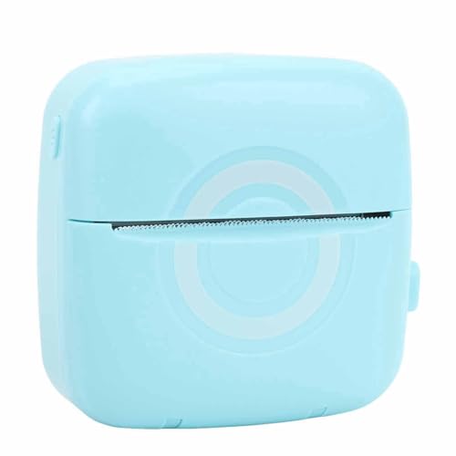 Smart Printer, Pocket Printer Efficient Safe APP Control for Journal for Memo (Sky Blue)