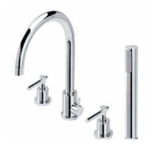 facut our-piece bathtub faucet full three-hole separation split bath tub,kitchen sink faucet facut