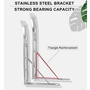 Stainless Steel Commercial Wall Mounted Hand Sink with Drainer Unit and Tap - Hot and Cold - Perfect for Outdoor Indoor, Garage, Laundry/Utility Room - Single Bowl Sinks