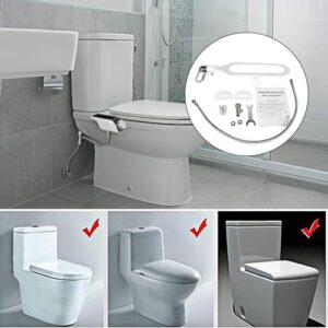 Non-Electric Bidet Sprayer, Smart Toilet Bidet Tool, Adjustable Pressure Bidet Attachment, Self-Cleaning Toilet Bidet, Easy Install Bidet for Dorms, Compact Toilet Bidet Sprayer