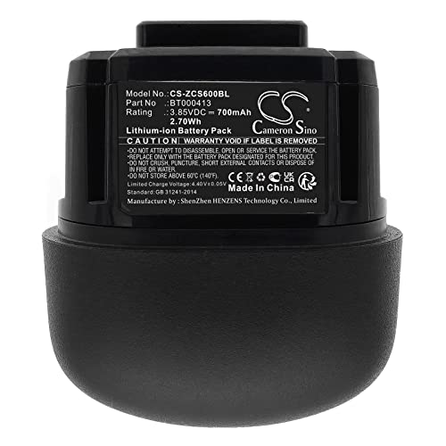 MAUSOCELA Barcode Scanner Replacement Battery, Compatible CS60,CS6080,CS6080-SR40004VZWW Battery-700mAh