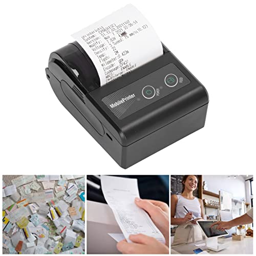 ANGGREK Receipt Printer Thermal Printing Fast Printing Thermal Label Printer Energy Saving with Taxi Receipt Printer Paper