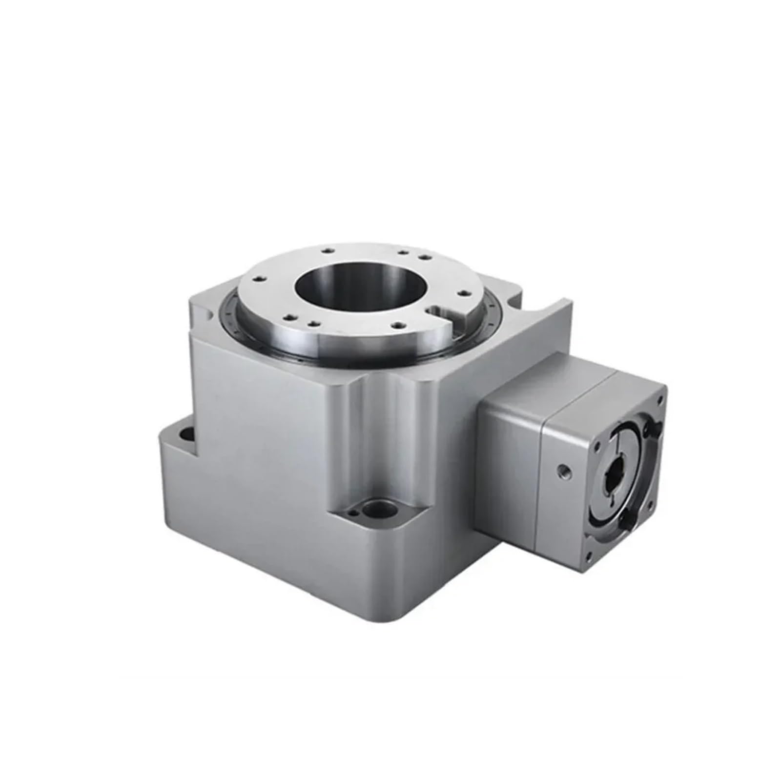 KACOME Hollow Rotary Table Reducer Motorized Rotary Table Indexer Motor Gearbox 4th Axis/5th Axis/7th Axis(60mm Table,12.7mm Input)