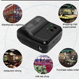 ANGGREK Receipt Printer, Multipurpose High Speed Thermal Receipt Printer for Food Ordering System for Office Printing for Taxi Order Printing