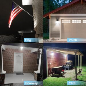 HYPERLITE Parking Lot Light 150W and 40W led Wall Pack Light with photocell