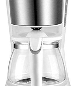 GRCQLWT Coffee Machine Espresso Maker with 652Ml Glass Kettle Coffee Powder Filter Anti-Drip Insulation Teapot