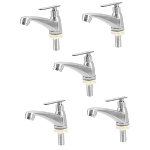 Gadpiparty 5pcs Black Sink Faucet Bathroom Black Bathtub Faucet Bathroom Faucet Faucets for Bath Sinks Waterfall Faucet for Bathroom Sink Faucet for Bathtub Black Faucet Stainless Steel