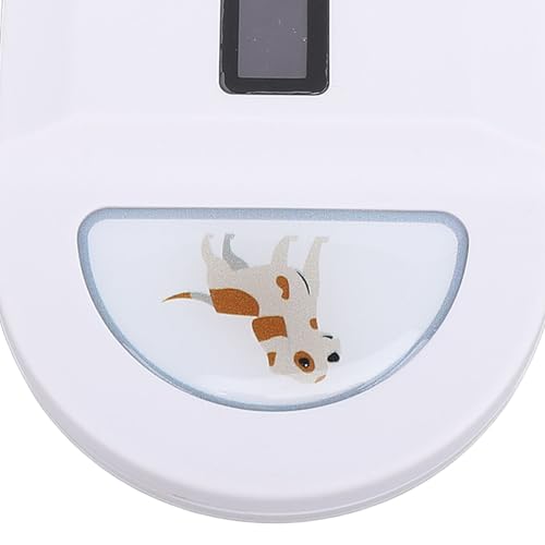 Pet Microchip Reader Rechargeable, Handheld Pet Chip ID Scanner, Pet Management, High Frequency Reading, 128 Data Storage, for Animal, Pets, Dogs, Cats (White)