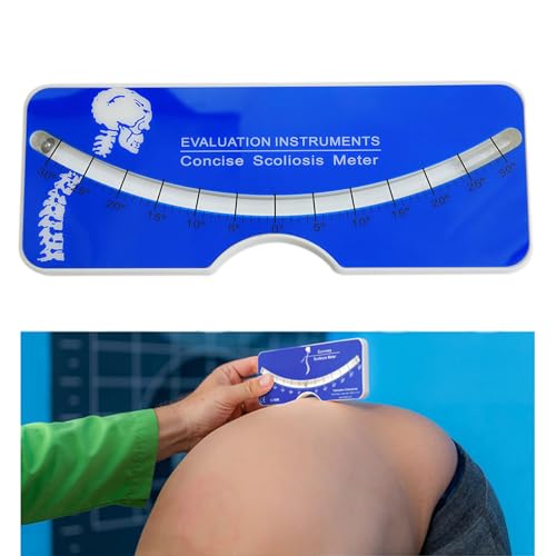 PTILSERY Scoliosis Test Meter for Diagnosis of Back and Spine Scoliosis in Adults Children 0-30° Scoliosis Test Measuring Meter