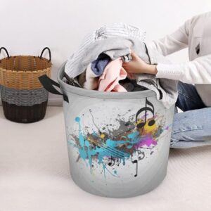 Laundry Hamper Musical with Spray Freestanding Laundry Basket Thickened Waterproof Collapsible Clothes Hamper Storage for Clothes Toys Dorm And Family