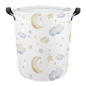 velumair cartoon cloud laundry hamper moon star hampers for laundry clothes basket laundry organizer for kids bedroom bathroom