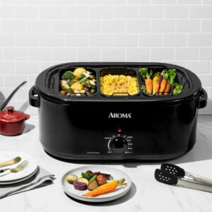 AROMA® Triple Buffet Server Accessory for Aroma 18-Qt., 20-Qt., and 22-Qt. Roaster Ovens