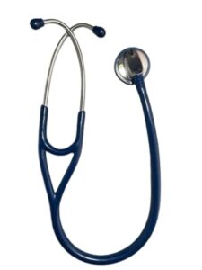 lane instrument - deluxe cardiology stethoscope, multiple colors available (navy blue)