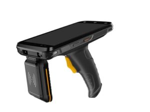 6 inch rugged pda android barcode scanner, uhf rfid reader 4g lte data terminal android 12.0 with 1d 2d qr scanner, rugged pda wi-fi bt gps for inventory stock control