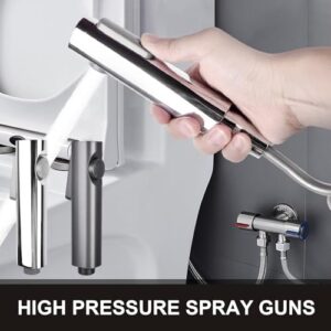 ABS Bathroom Bidet Sprayer Set Handheld Toilet Attachment Easy Control Bidet Hand Ergonomical Handle For Pet Wash