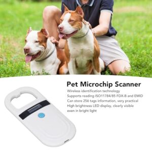 Pet Microchip Scanner, Easy to Use Animal ID Scanner Handheld for FDXB EMID Chip