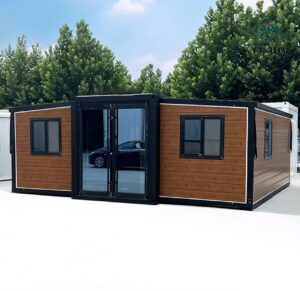 40ft house with luxury design, with 3 bedroom, 1 living room, 1 full equiped bathroom and kitchen,prefabricated container house for adults living, foldable mobile home easy setup & move