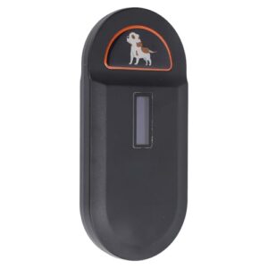 pet microchip reader, fdx animal universal microchip tag reader scanner, 128 data storage, pet microchip scanner, 800mah rechargeable microchip scanner (black)