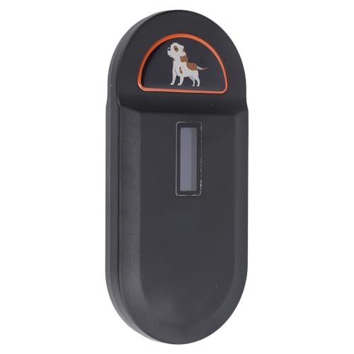 Pet Microchip Reader, FDX Animal Universal Microchip Tag Reader Scanner, 128 Data Storage, Pet Microchip Scanner, 800mah Rechargeable Microchip Scanner (Black)