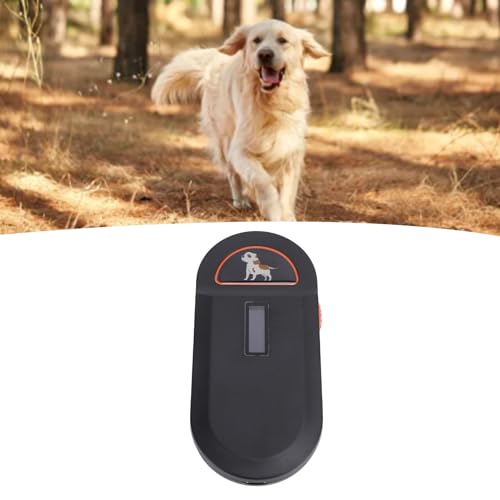 Pet Microchip Reader, FDX Animal Universal Microchip Tag Reader Scanner, 128 Data Storage, Pet Microchip Scanner, 800mah Rechargeable Microchip Scanner (Black)