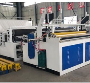 Toilet Tissue Roll Making Machine Toilet Paper Embossing Rewinding Machine