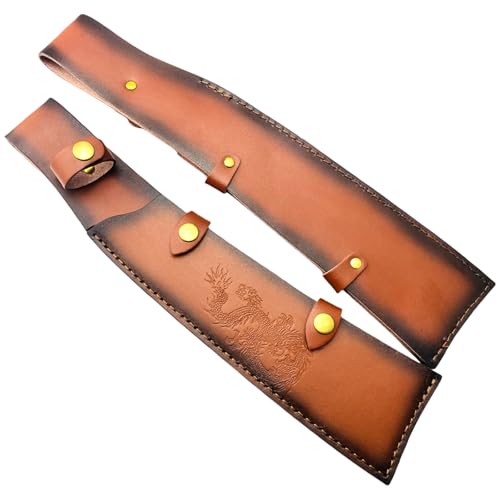 Portable Cutter Storage Sheath Pouches With Belt Rings Leathers Holsters Belt Pockets Straight Cutter Holder Enduring