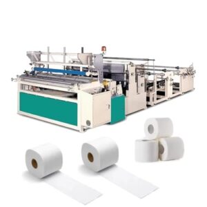 toilet tissue roll making machine toilet paper embossing rewinding machine