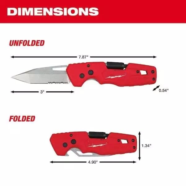 48-22-1540 Fastback 5In1 Folding Knife For Milwaukee Tool