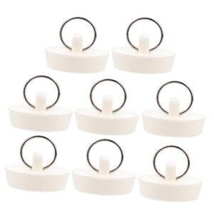 8pcs tub plug for bathtub water trough sink bathtub plug drain stopper tub overflow drain bath tub stoppers drain stopper bathroom tub bathtub rubber plug tub stopper bathtub drain cabilock