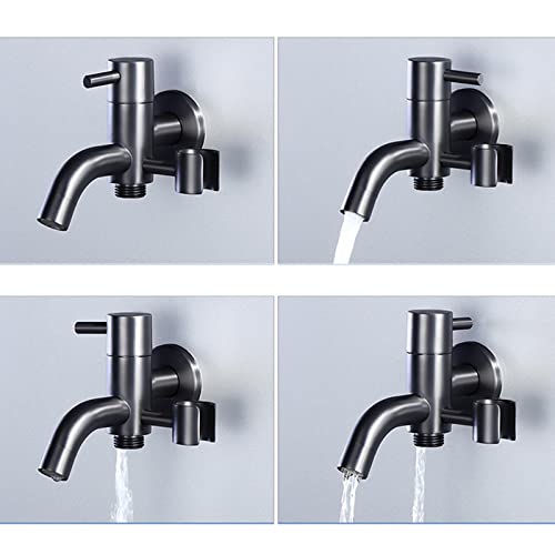 ZLOCYIVHE Toilet Spray Gun kit Handheld Bidet Sprayer for Toilet Bidet Shower Sprayer Black with Hose Cold Water Tap Brass Toilet Bidet Sprayer Wall Mount,B(A)